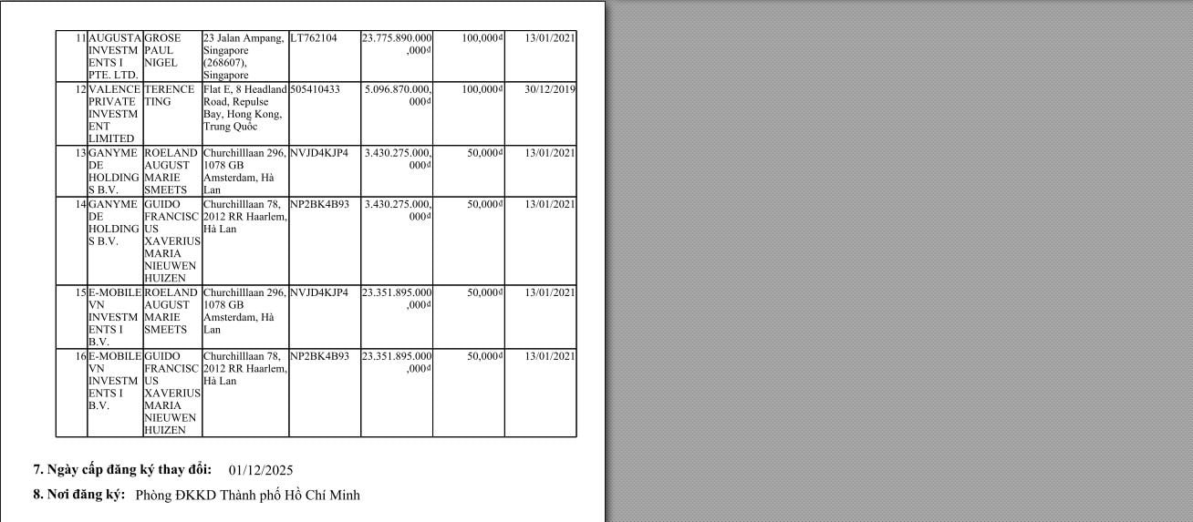 Danh tính 20 cổ đông ngoại đang nắm 71,259 % vốn Fintech "kỳ lân" MoMo